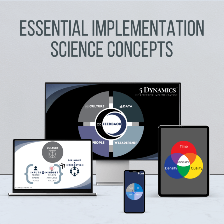 Implementation Science 101 Online Course » ACJI